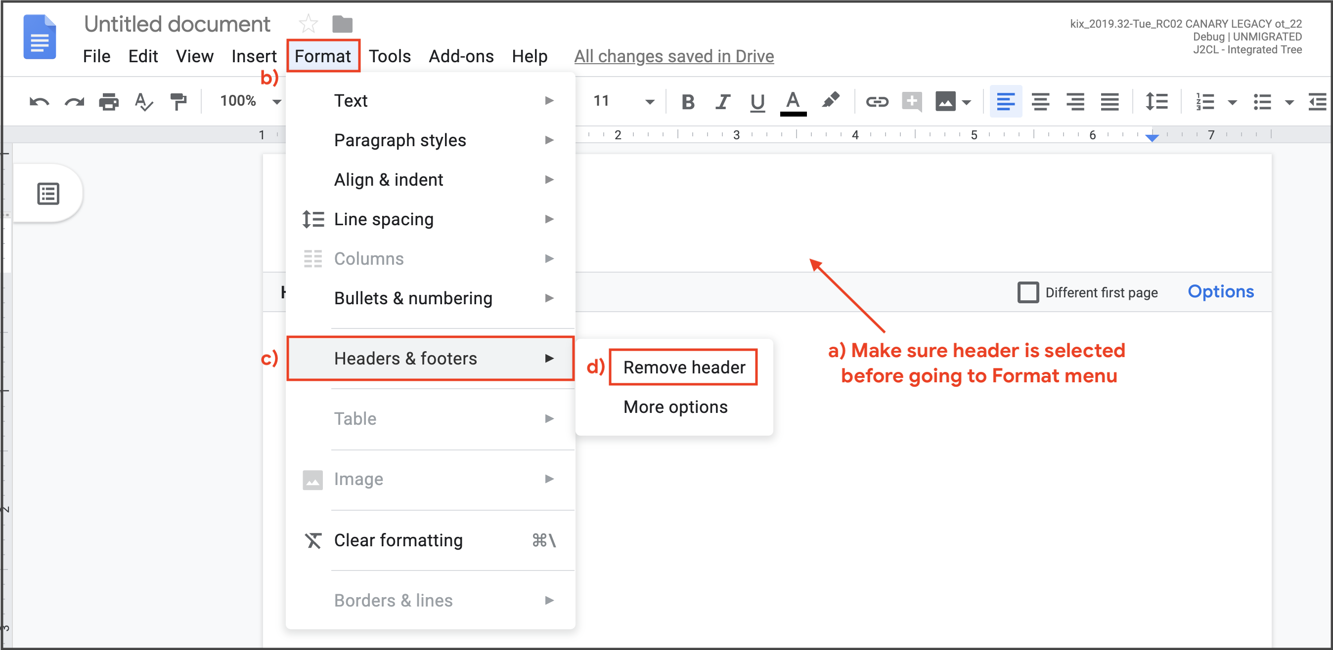 How To Remove Header Space In Google Docs Howtoremovee