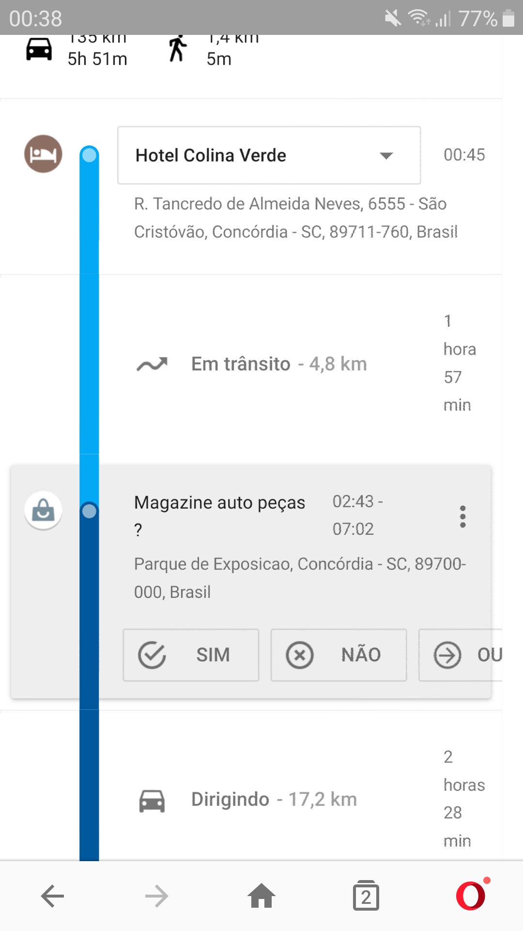 Quero entender linha azul clara e escura no google maps em um ...