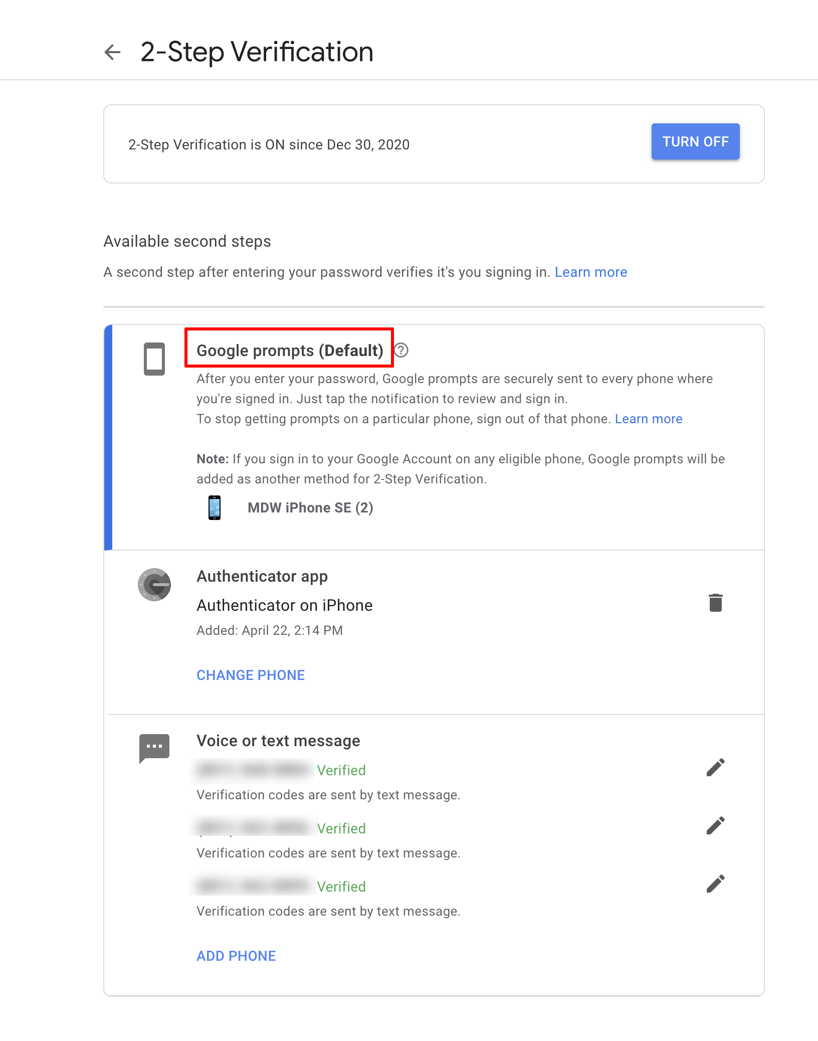 How to Change Google Chrome’s Default 2FA Method - Google Account Community
