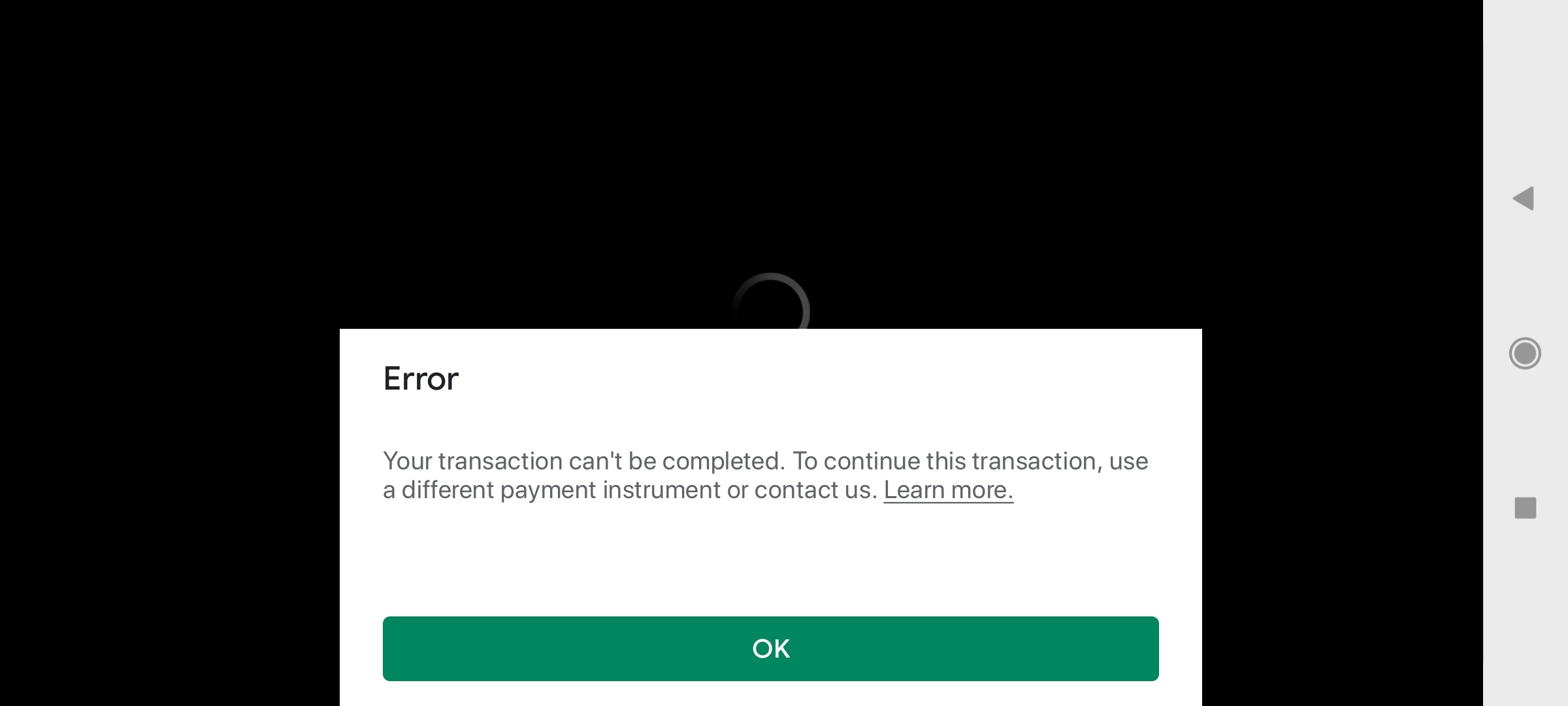 Your transaction issue - Google Play Community