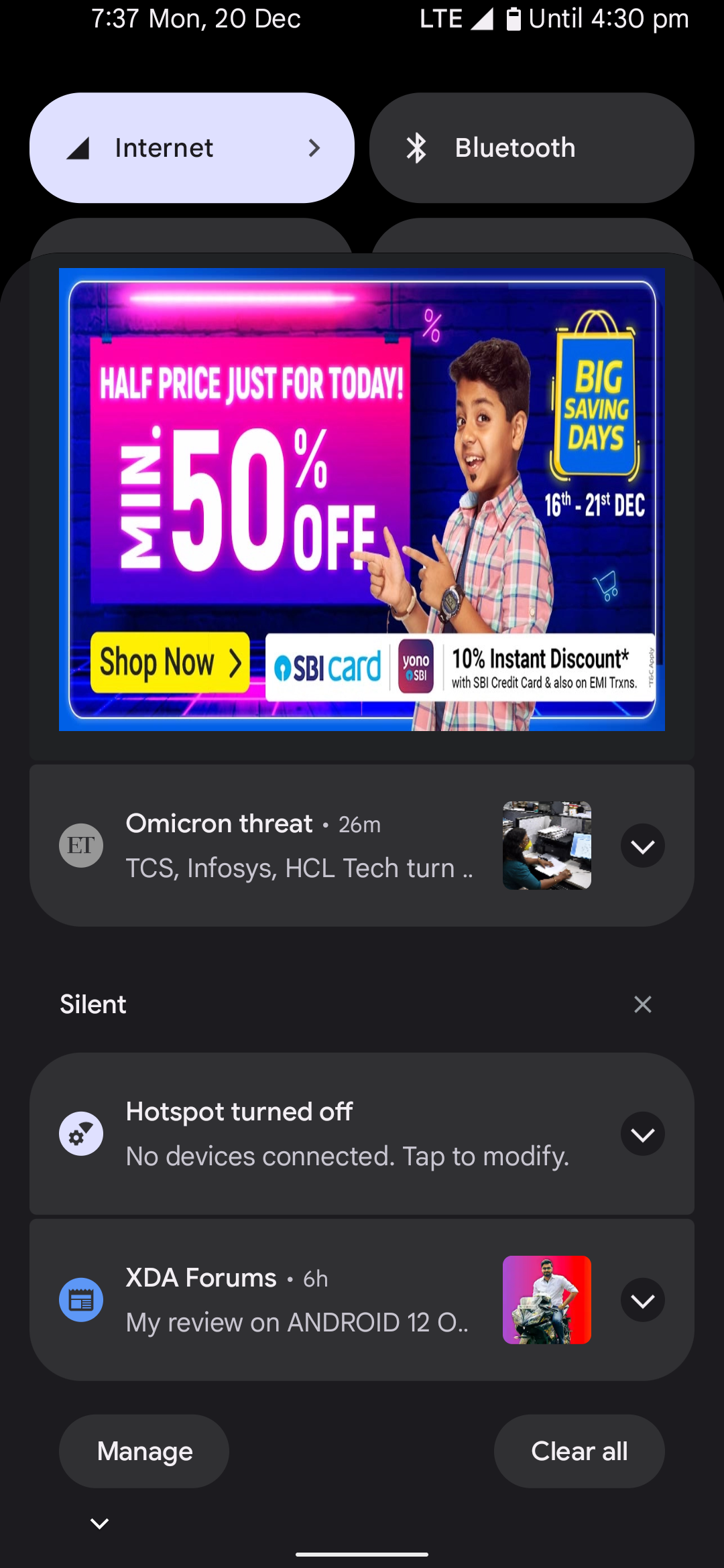 How to fix Android 12 notification pannel glitch? - Google Pixel Community