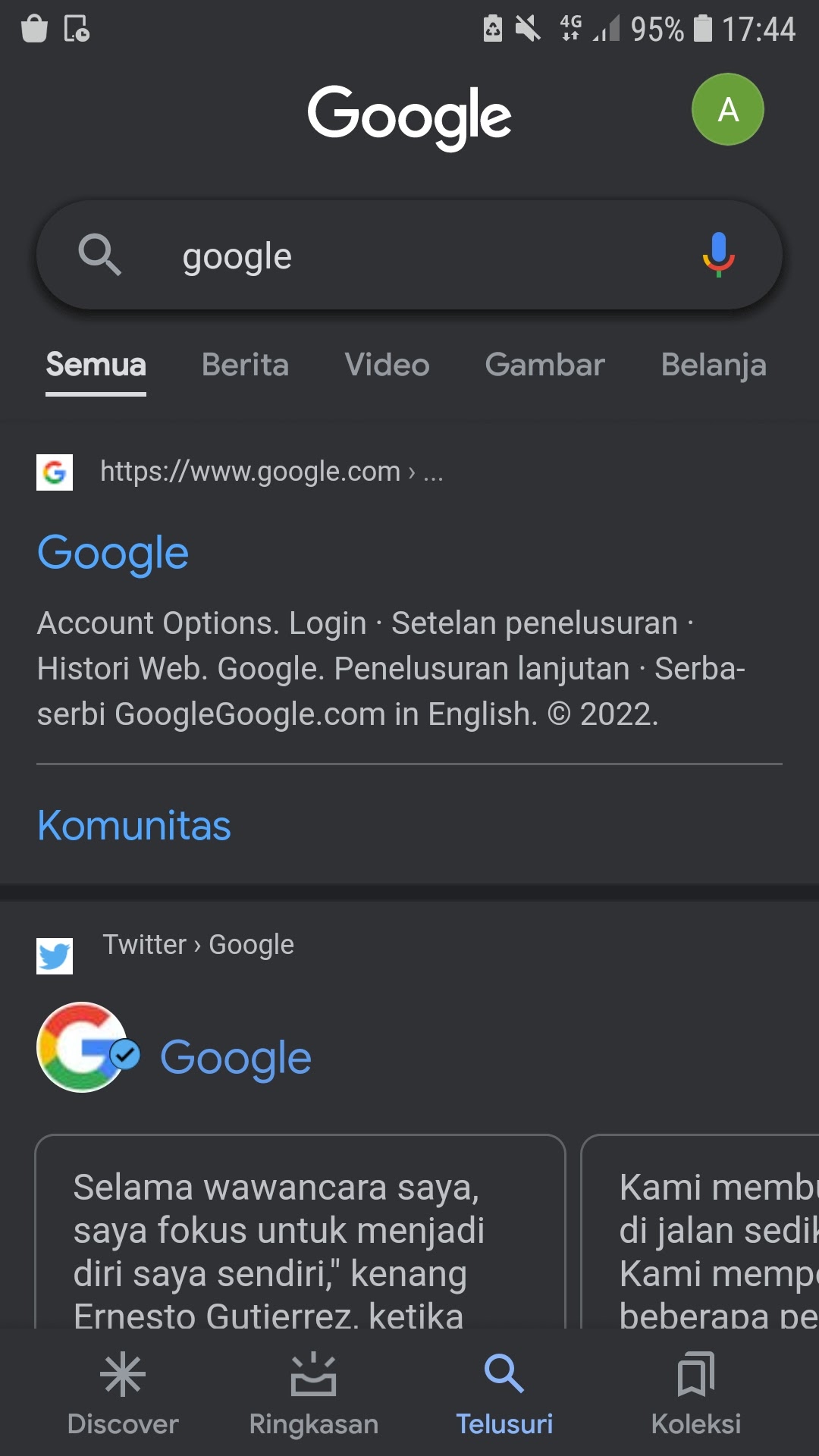Bagaimana cara merubah tema gelap di Google widget menjadi tema terang ...