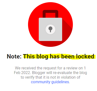 This Blog Has Been Locked For Violating Community Guidelines! What To ...
