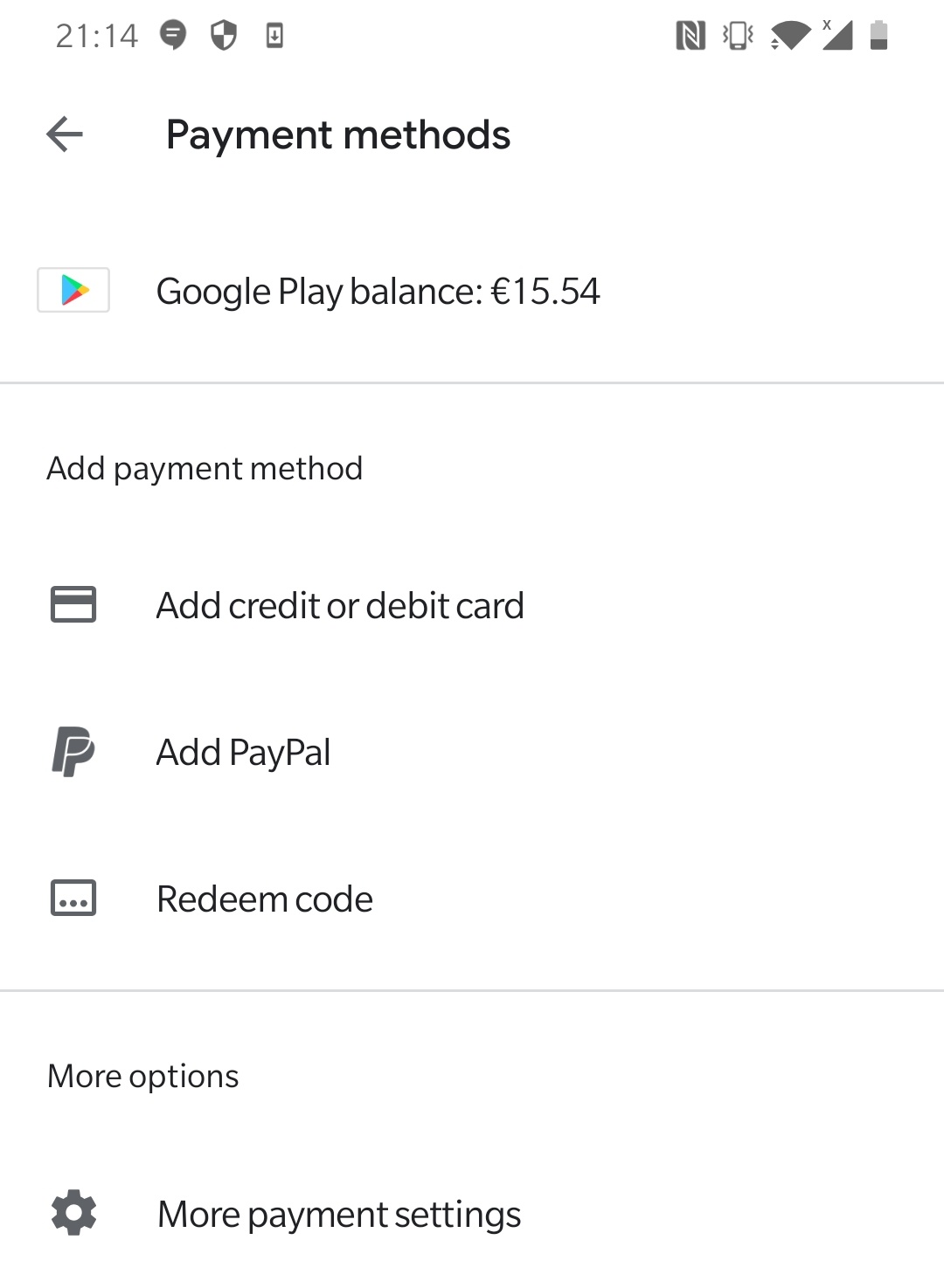 Insufficient balance problem - Google Play Community