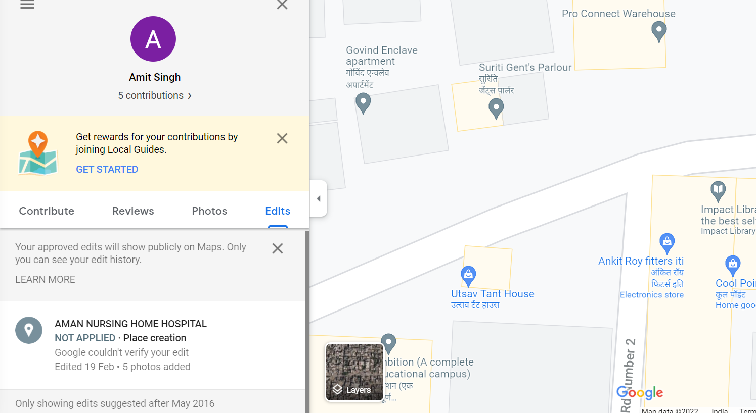 Not able to add a missing Place - Google Maps Community