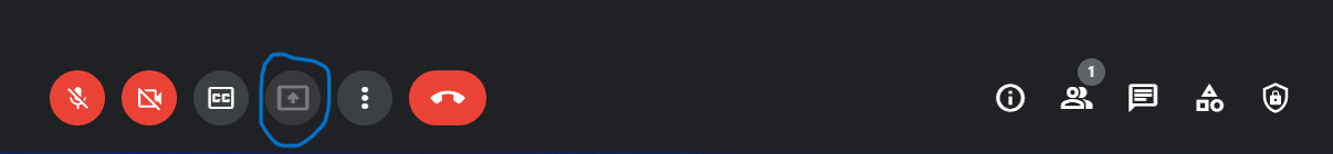 Unable to present my screen during google meet in my regular chrome ...
