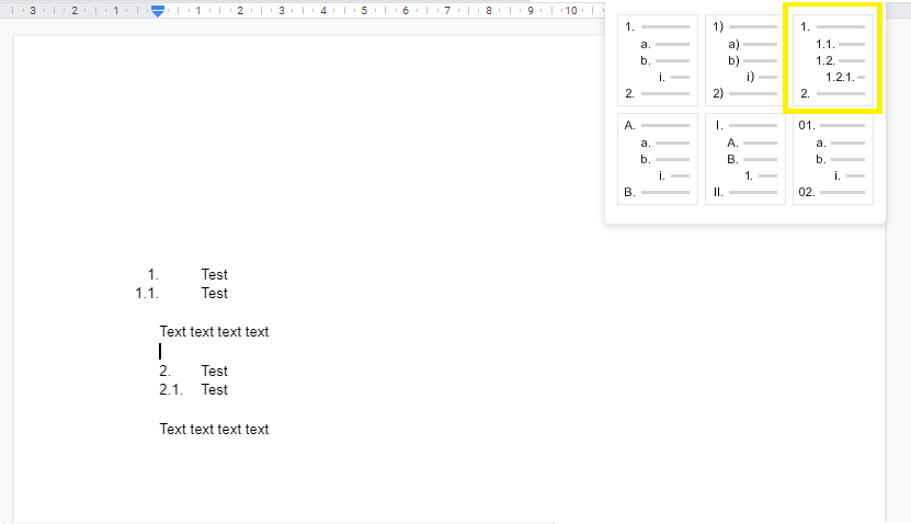 Emberi T lgy A V ros Google Docs Automatic Numbering El tt Megy B rl s