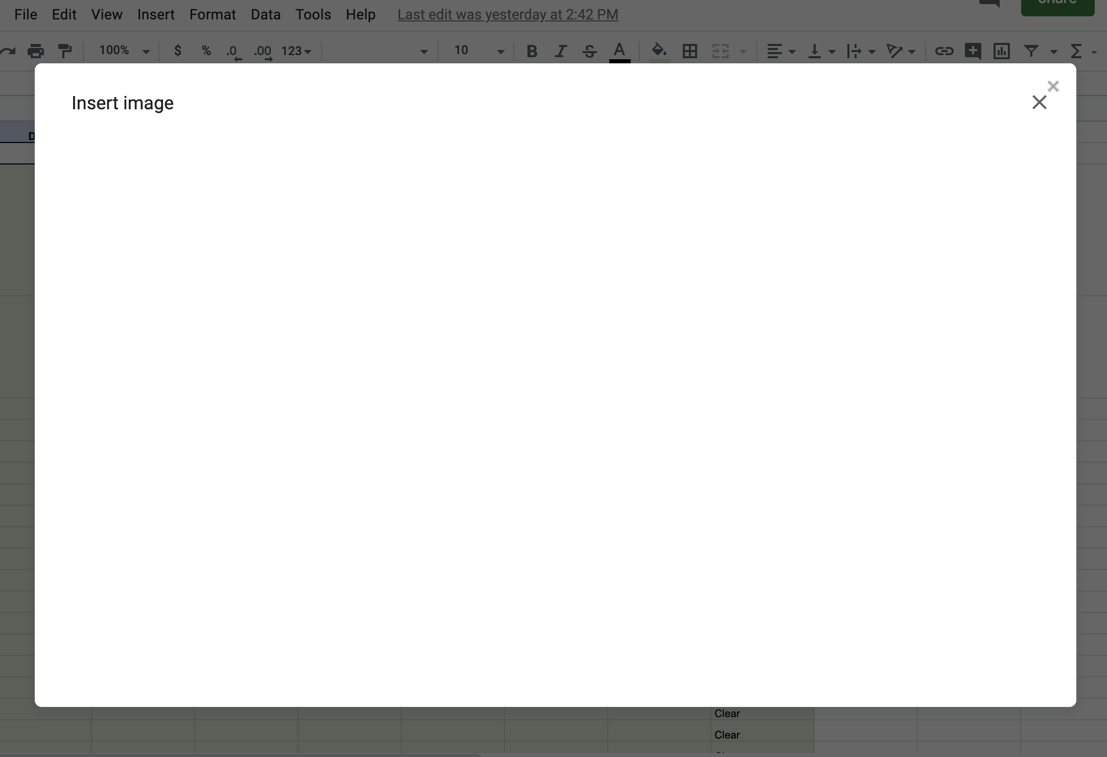 Google Sheets Image Insert Blank Docs Editors Community