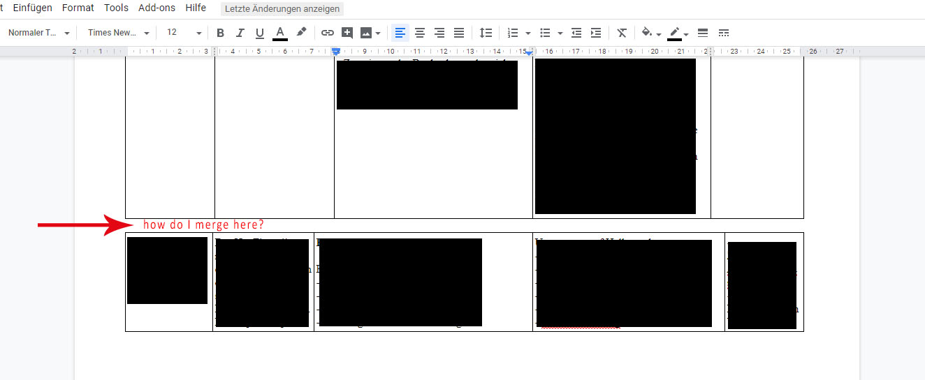 How To Make Different Tables In Google Docs Then Place A New Table In The Containing Tab 