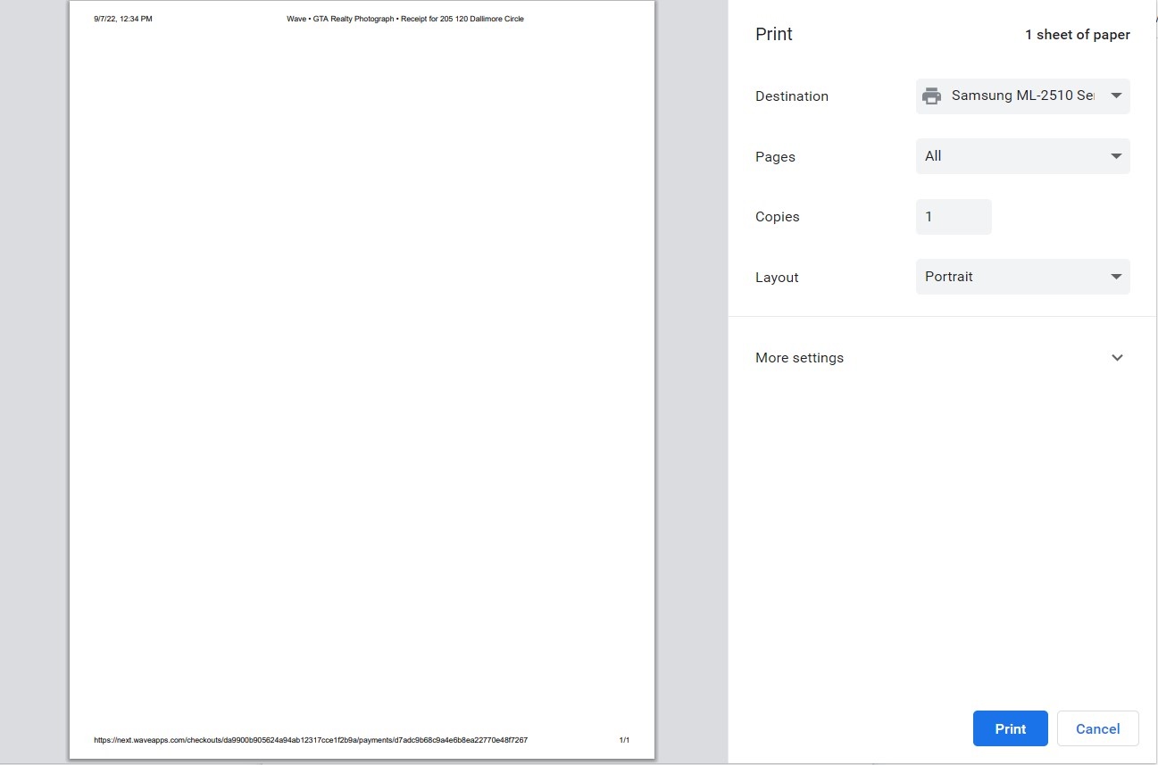Design Print Preview