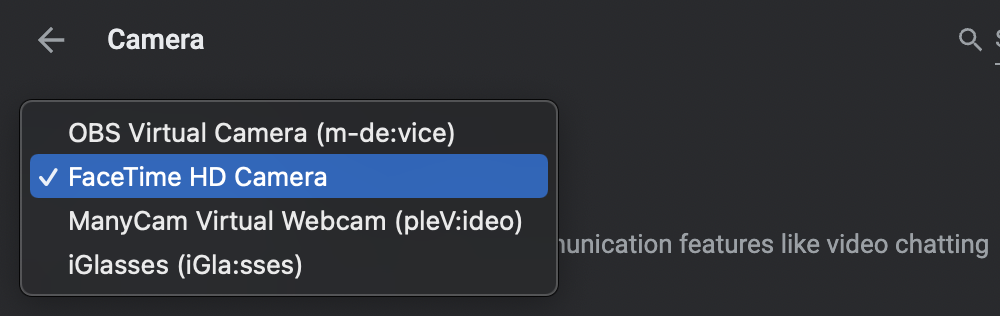 How do I remove my camera options or change camera preferences, I ...