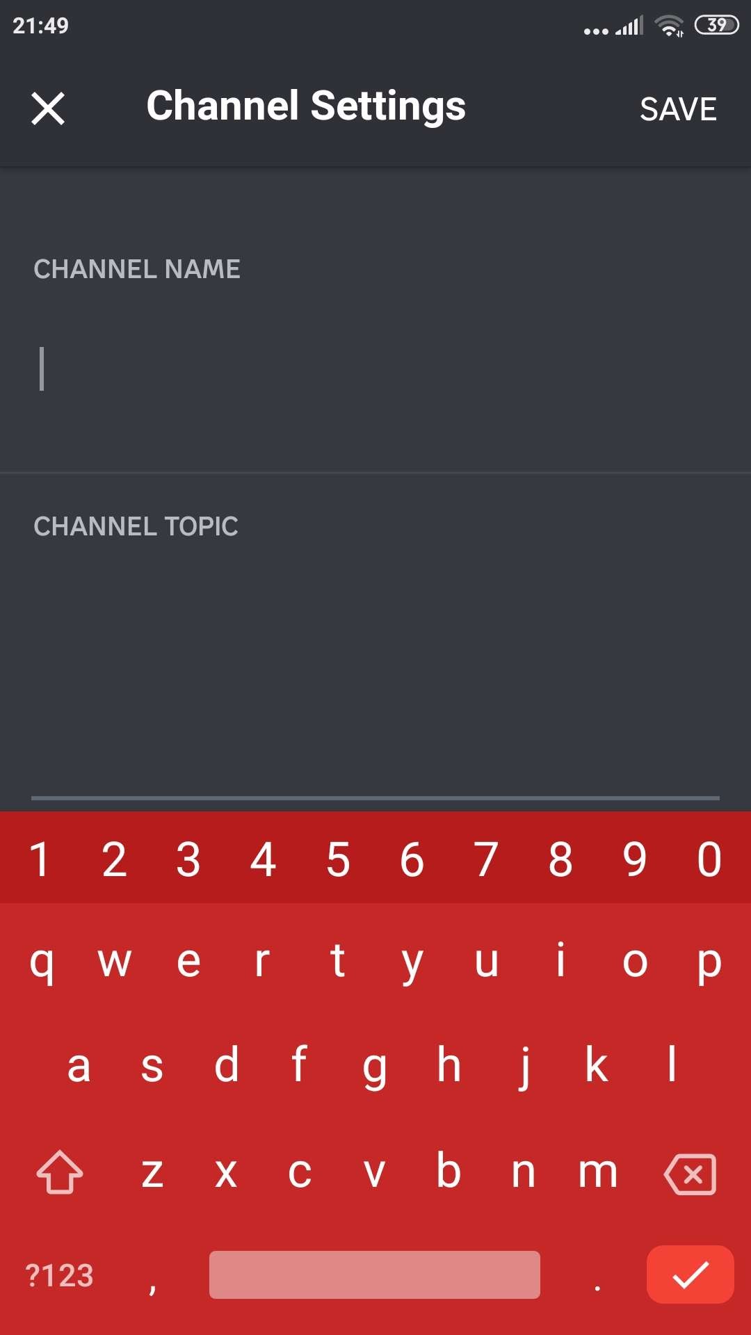 Gboard toolbar and emoji gone while creating channel in discord app ...