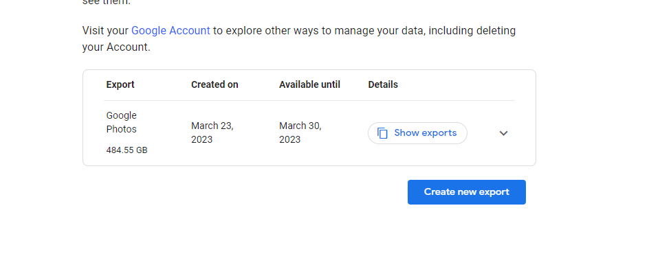 Google Takeout Export is much larger than what shows on google photos ...