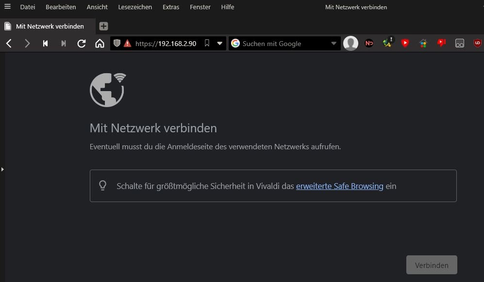 Where is the option to allow "unsafe" connections? - Google Chrome Community