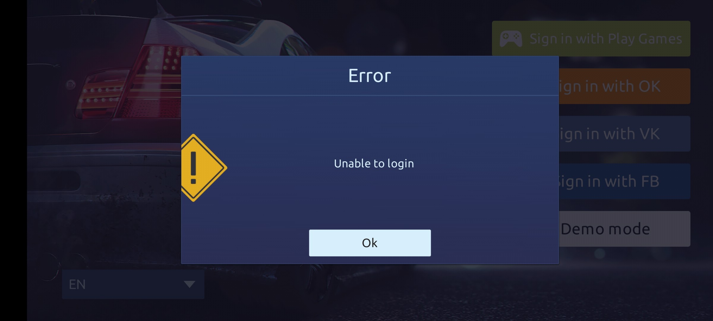 Login to game and google playgames - Google Play Community