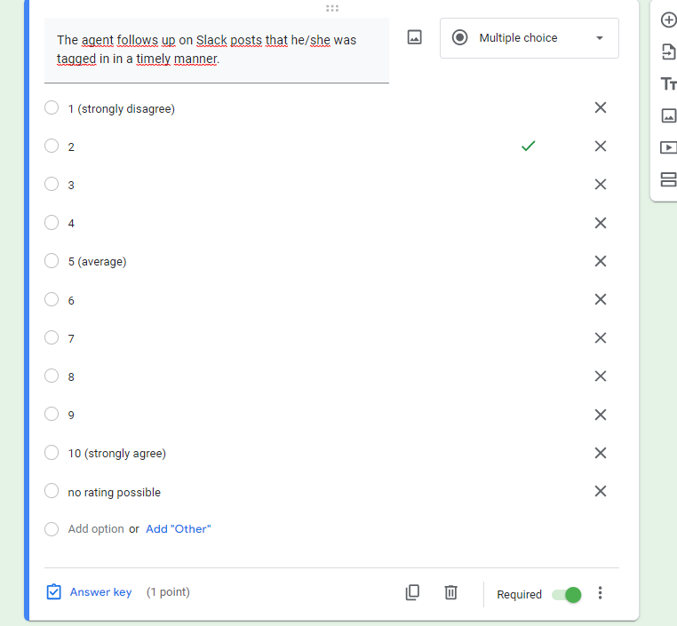 Users see a wrong order in the multiple choice answers - Google Docs ...
