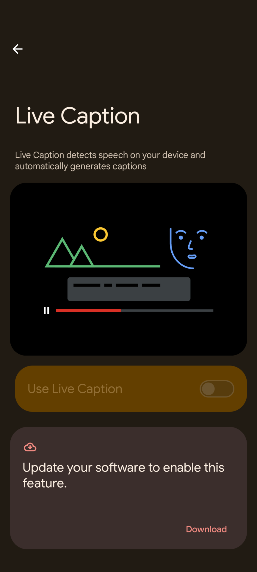 Live caption. - Android Community