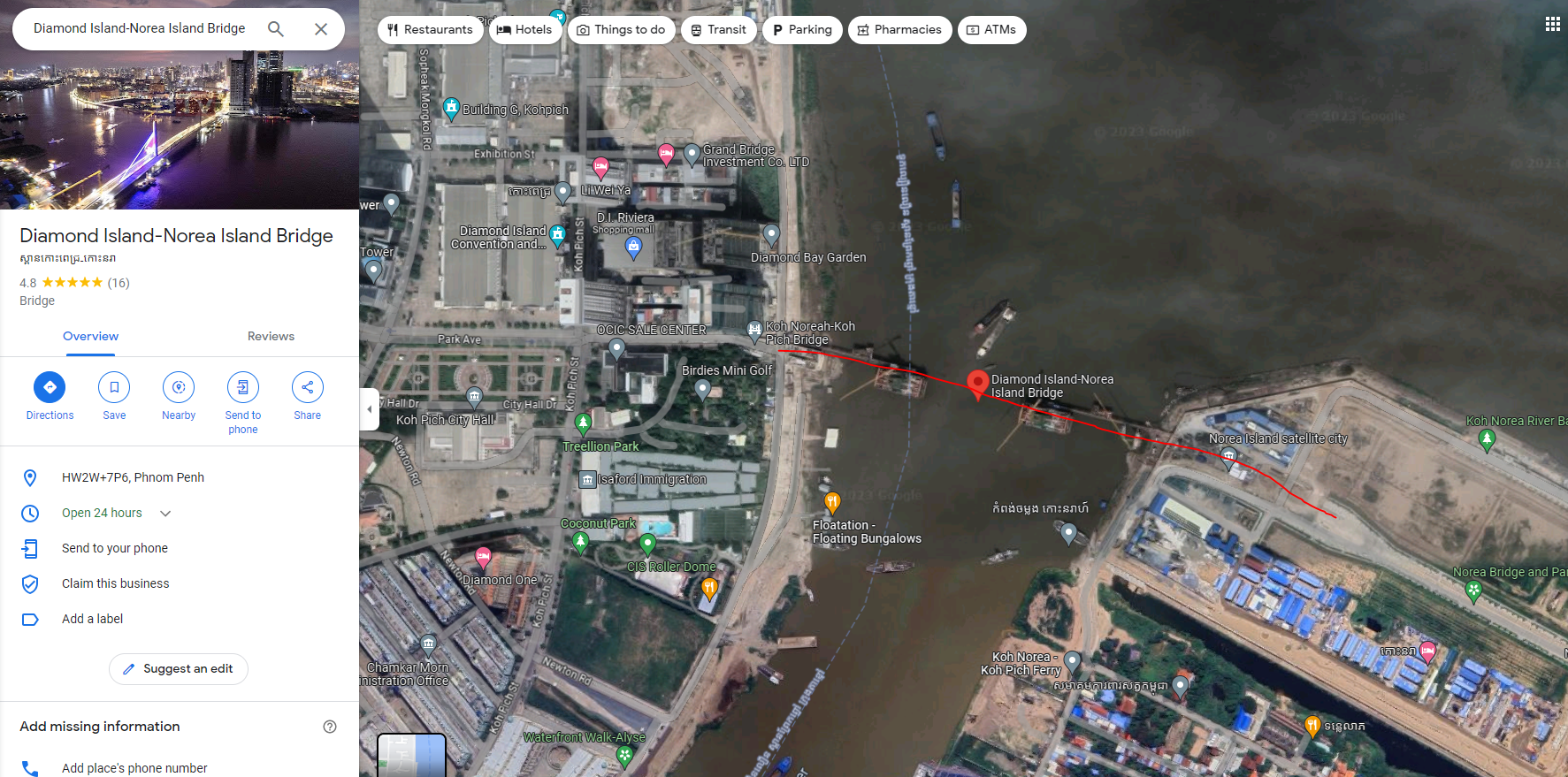 Add road and traffic on newly opened bridge - Google Maps Community