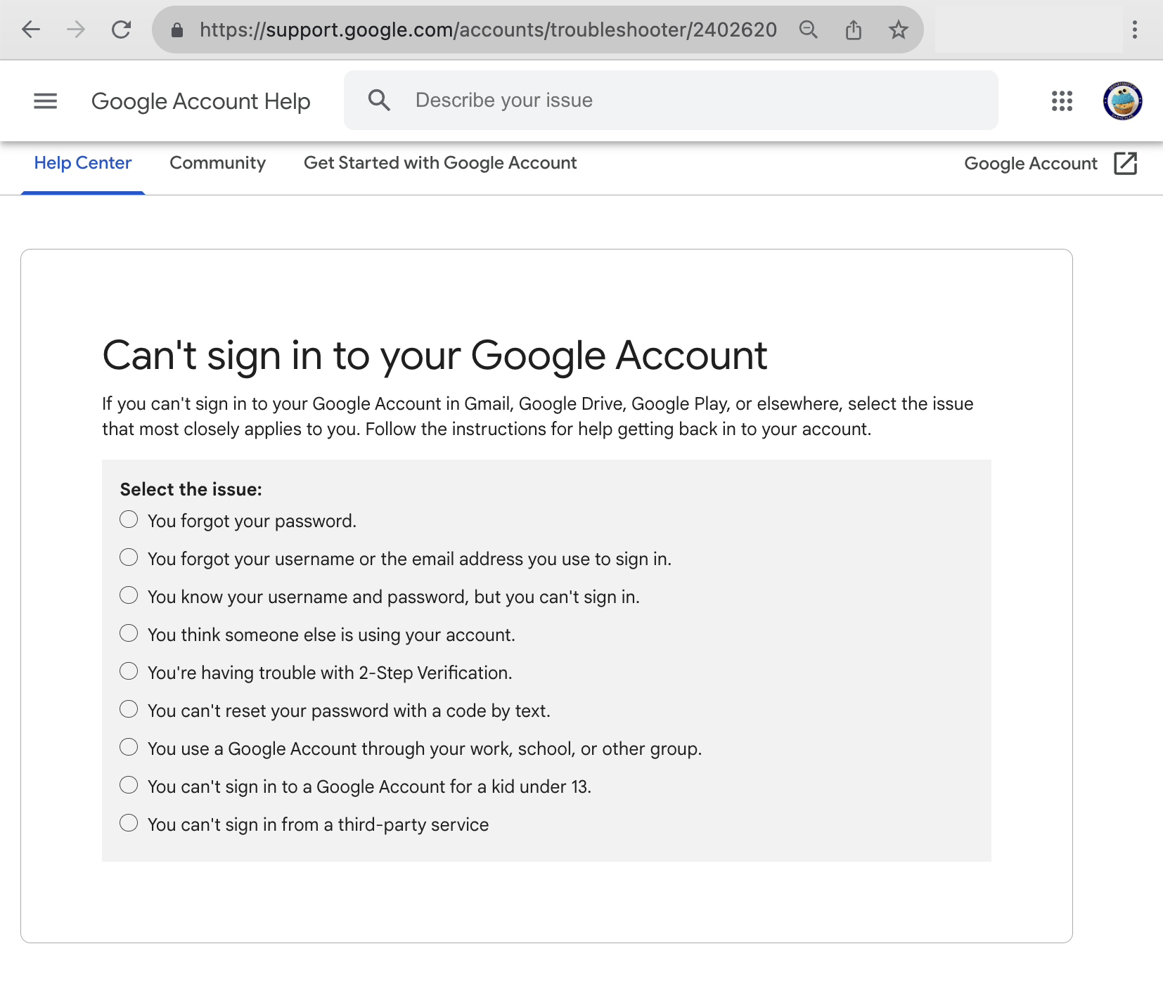 How to Recover Access to your Google Account - Google Account Community