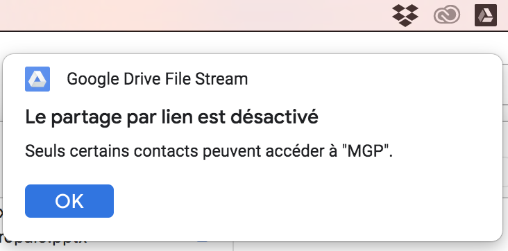 Drive Drive File Stream I Can t Get A Shareable Link For A Folder 