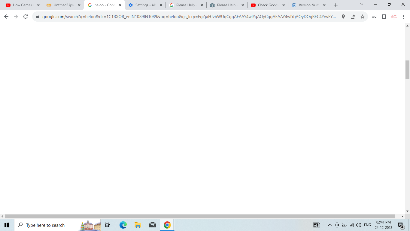 Google Chrome White Icon