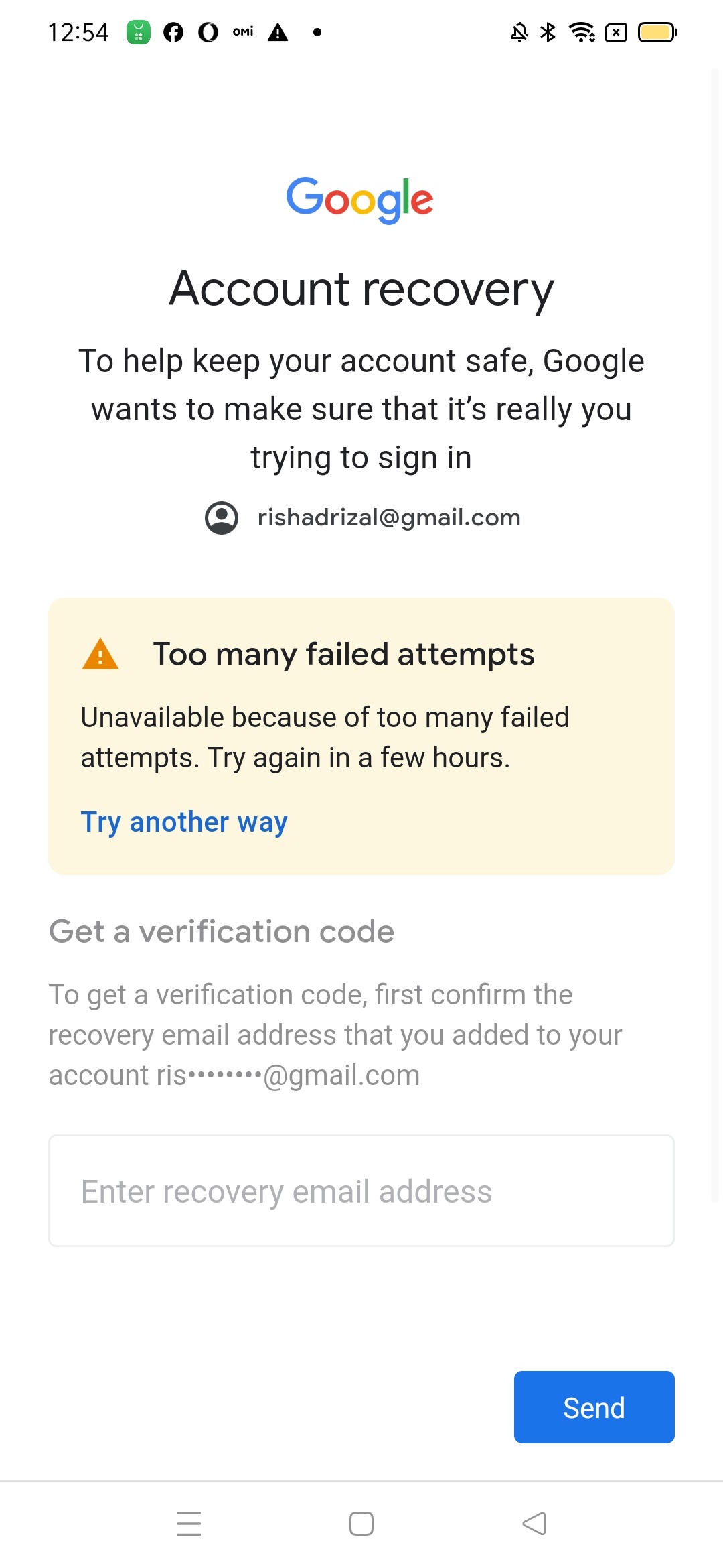 Google account recovery - Google Chrome Community
