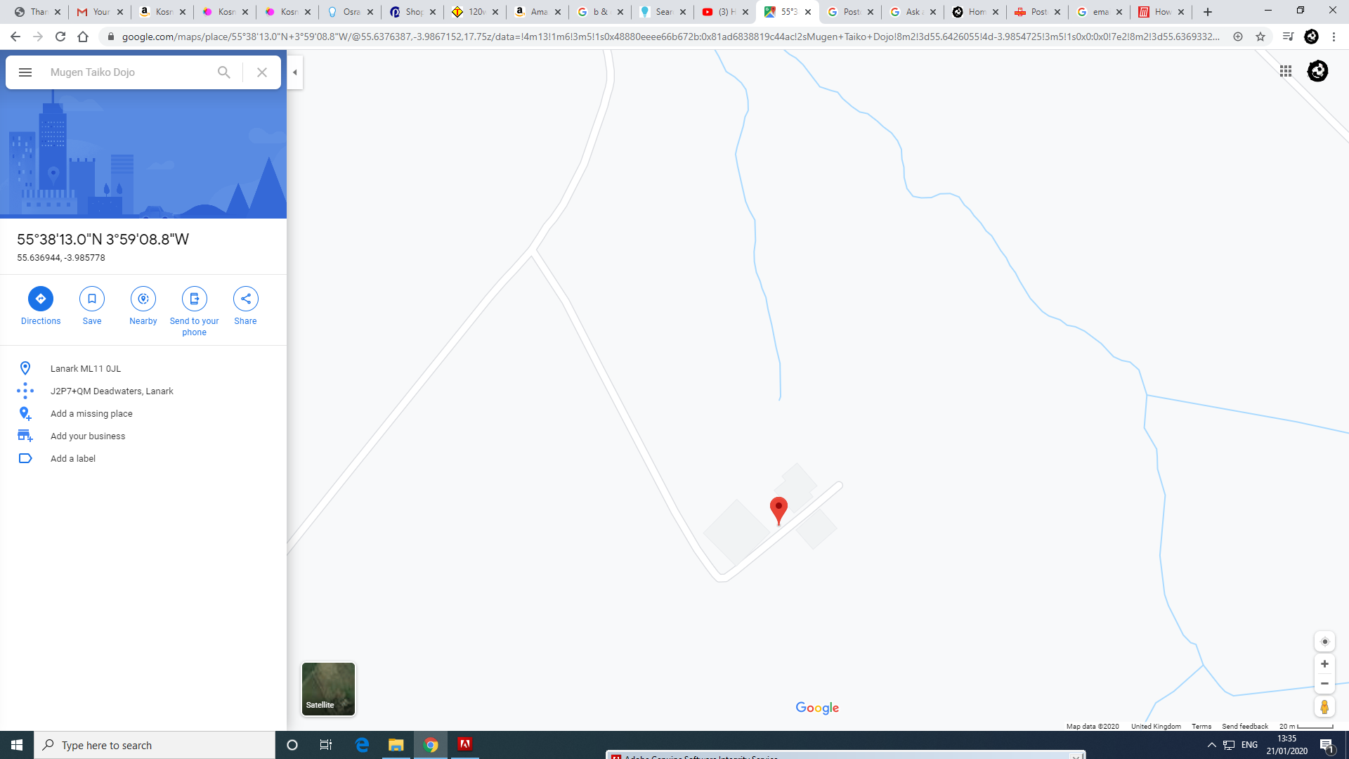 My and my business postcode are shown at the wrong location. - Google Maps Community