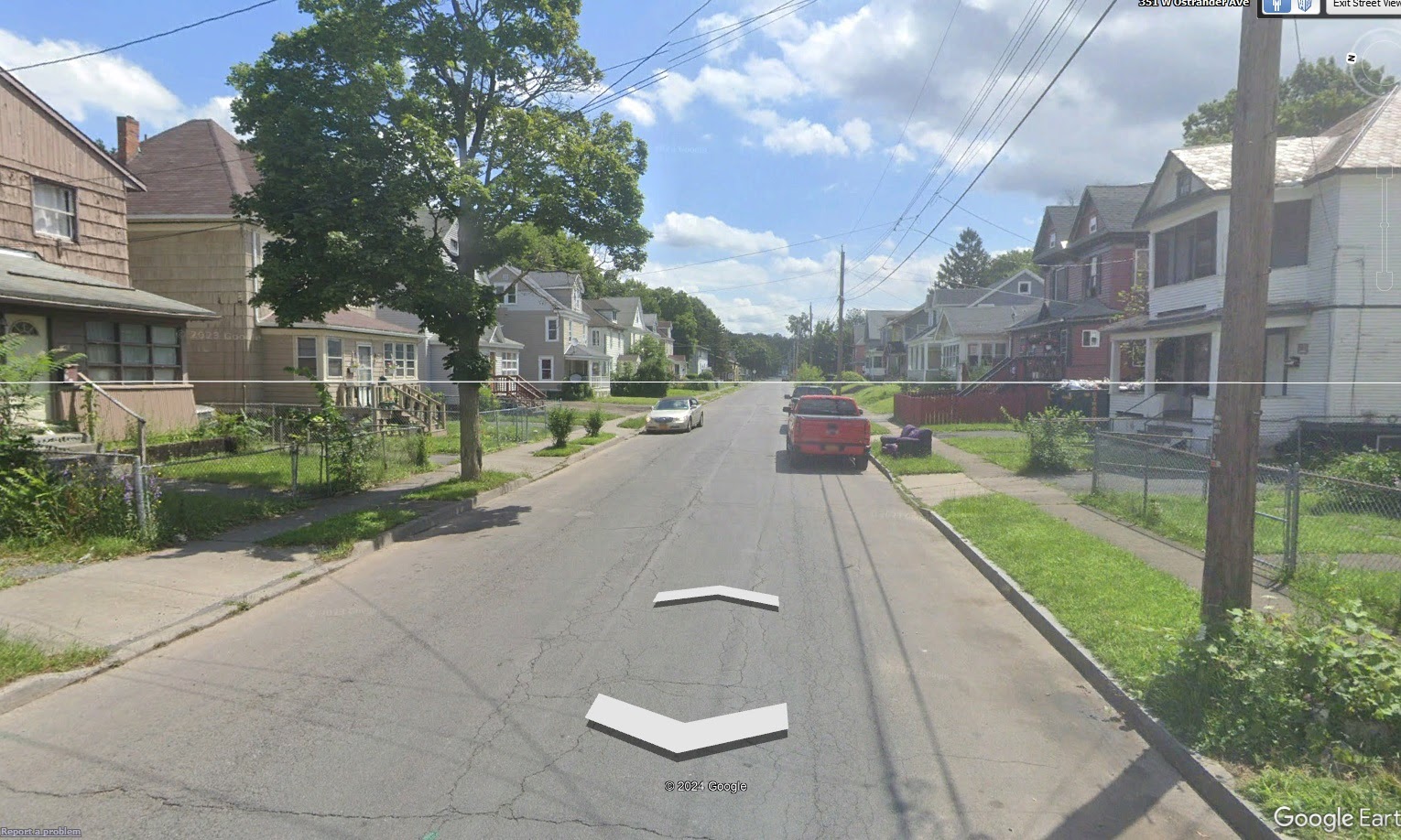 I have a white horizontal line across center of screen in street view ...