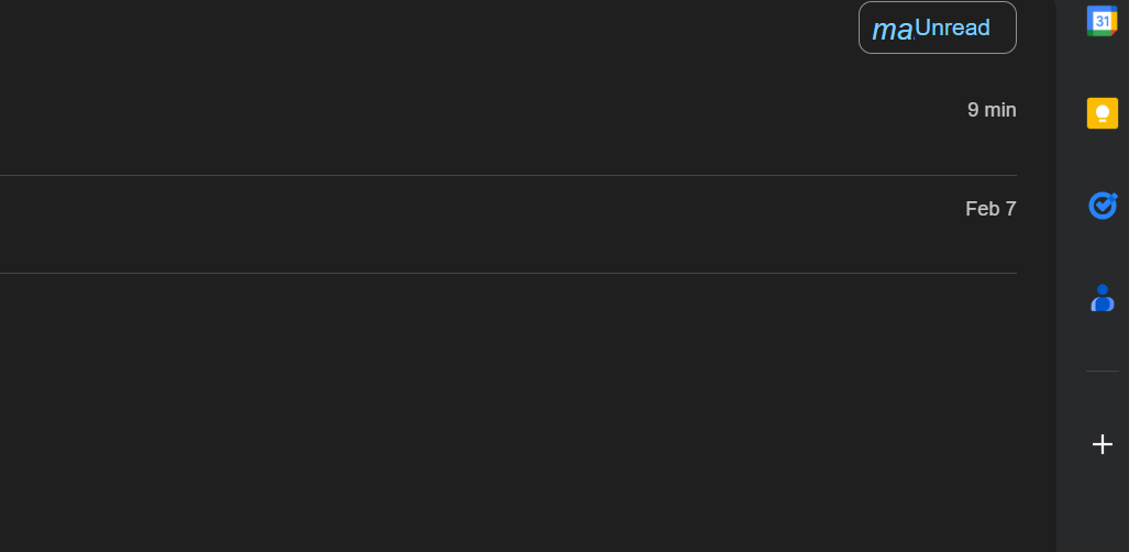 Unread button is not shown correctly - Google Chat Community