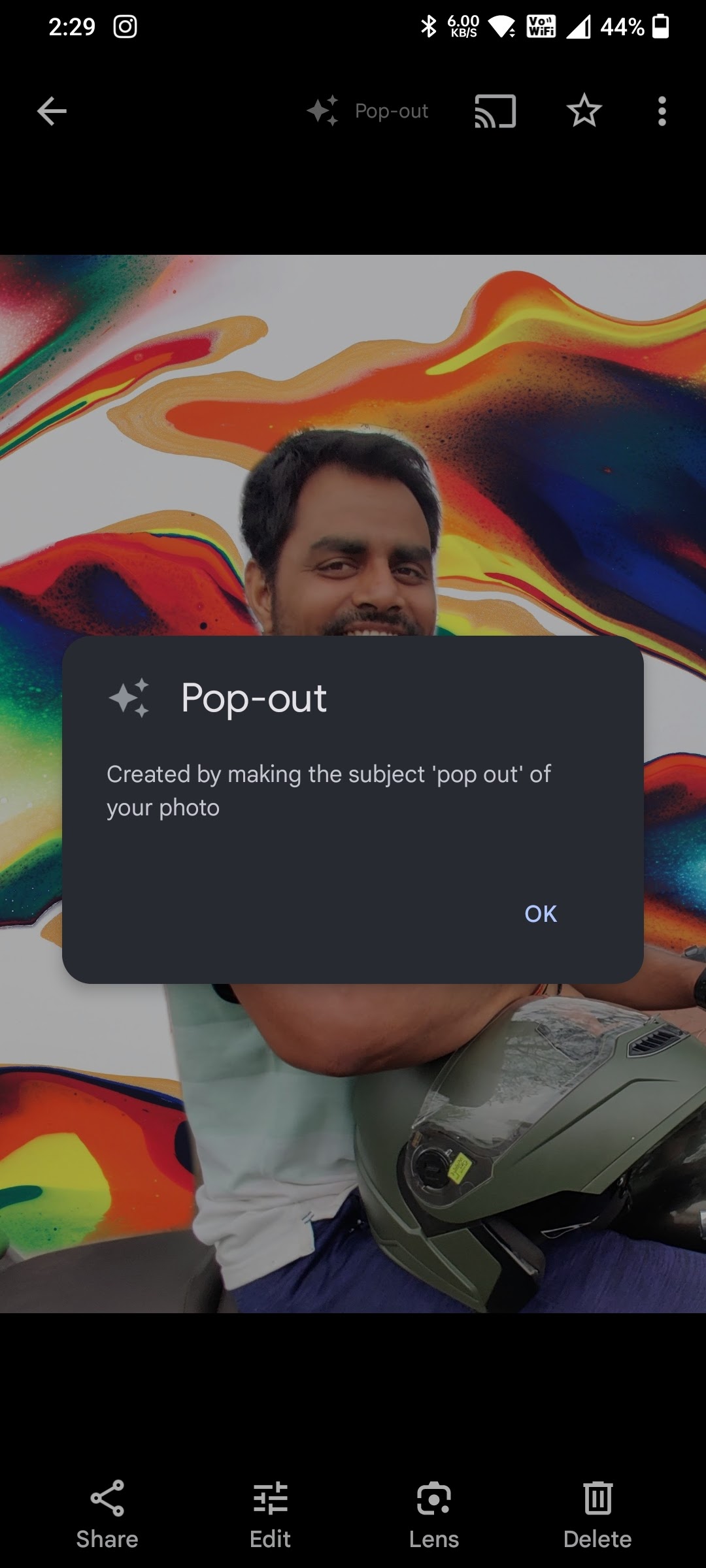 How do I edit photos with pop out feature? - Google Photos Community
