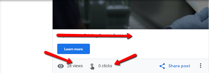 What are views and clicks on Posts in GMB Page - Google My Business ...