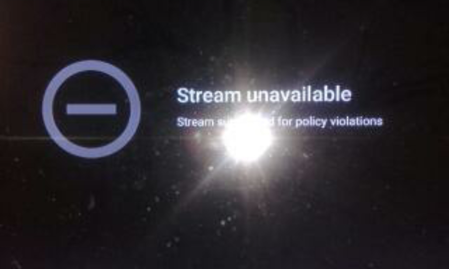 Stream suspendido por politicas? - Comunidad de YouTube