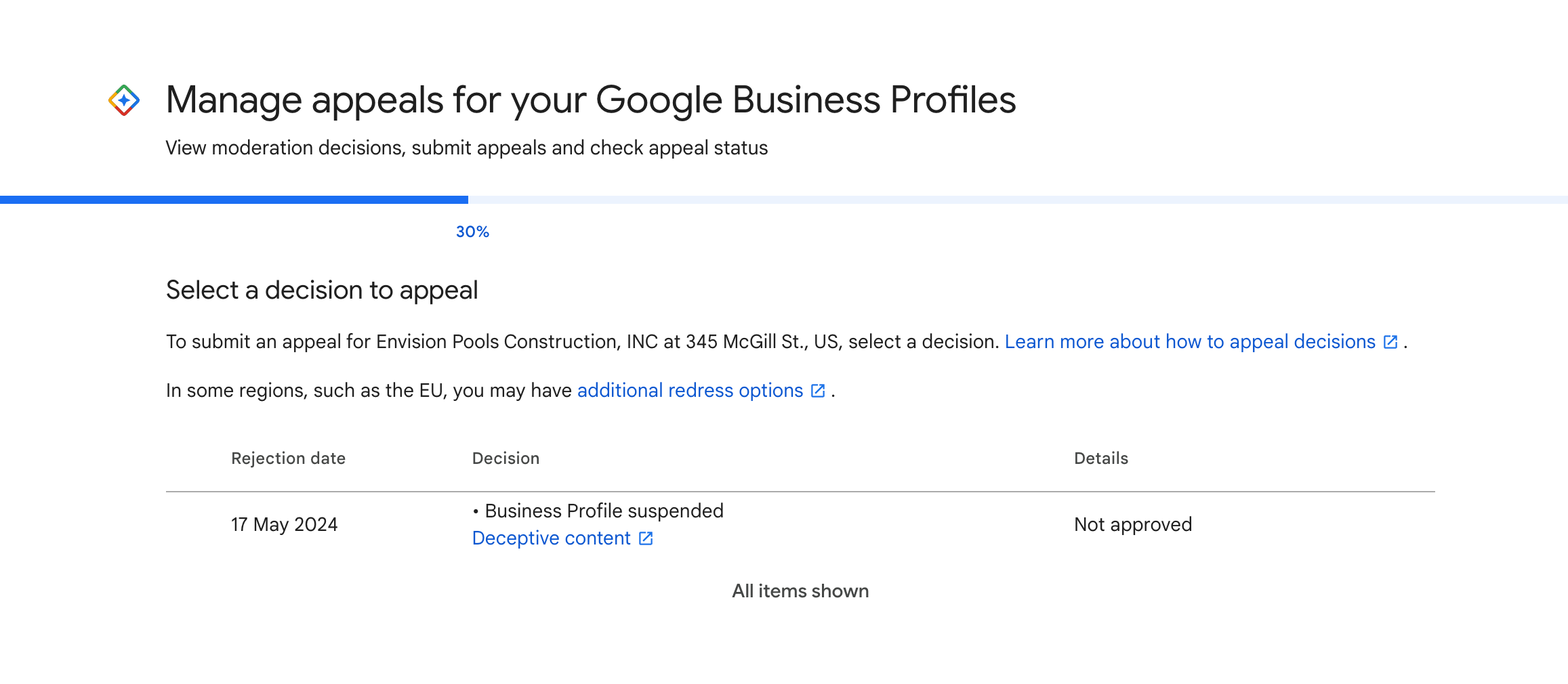 How can I get access to my account after suspension and an unapproved ...