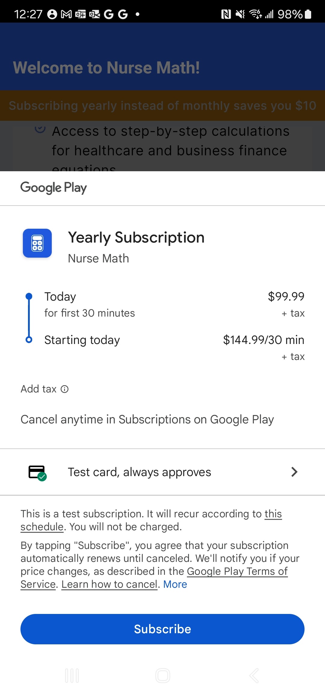My new subscription promotion pricing for the 1st and 2nd year shows up ...