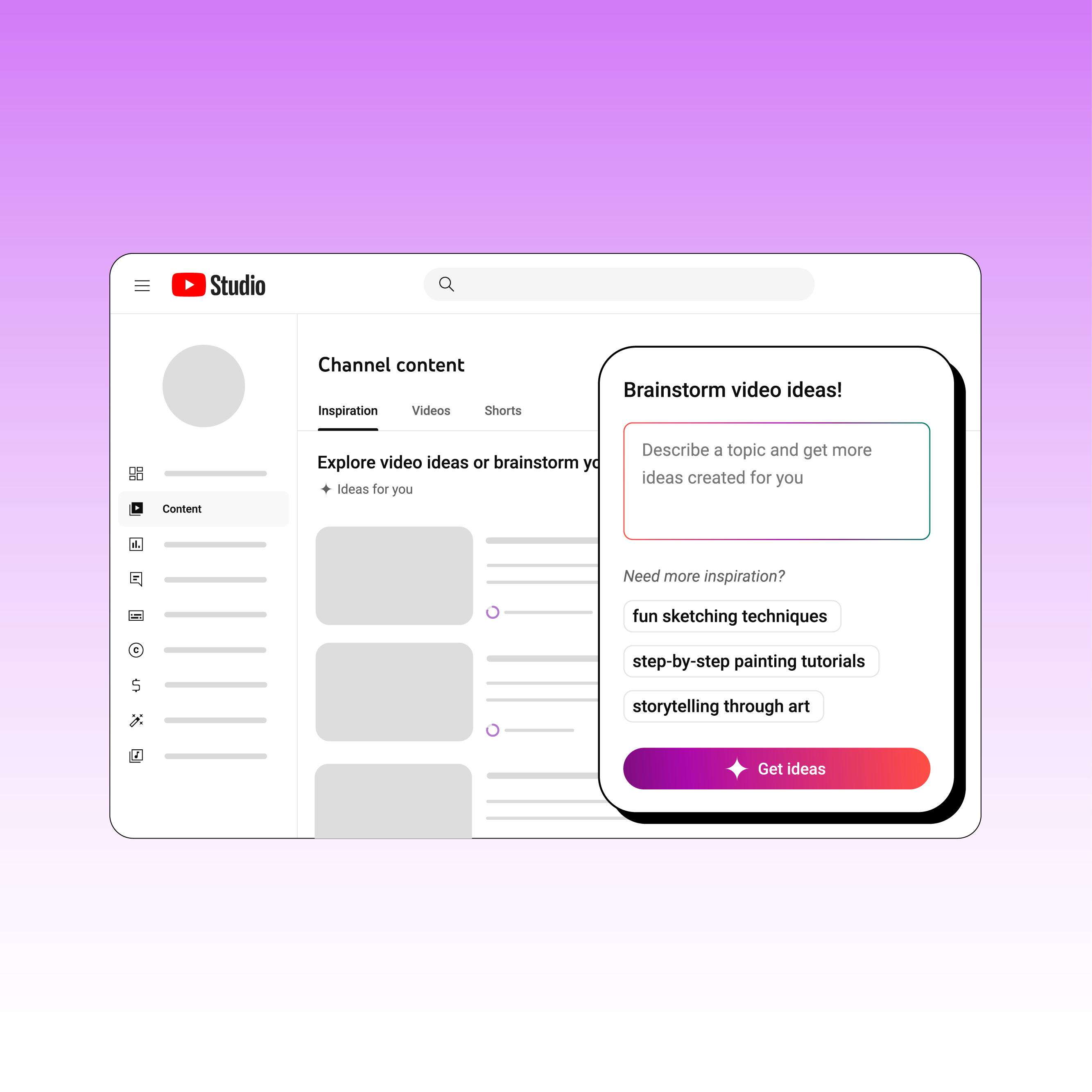 Youtuber Inspiration