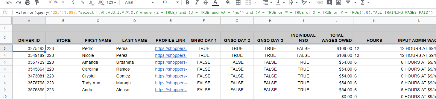 How To Query From Multiple Tabs In A Sheet To A Single Tab Within The