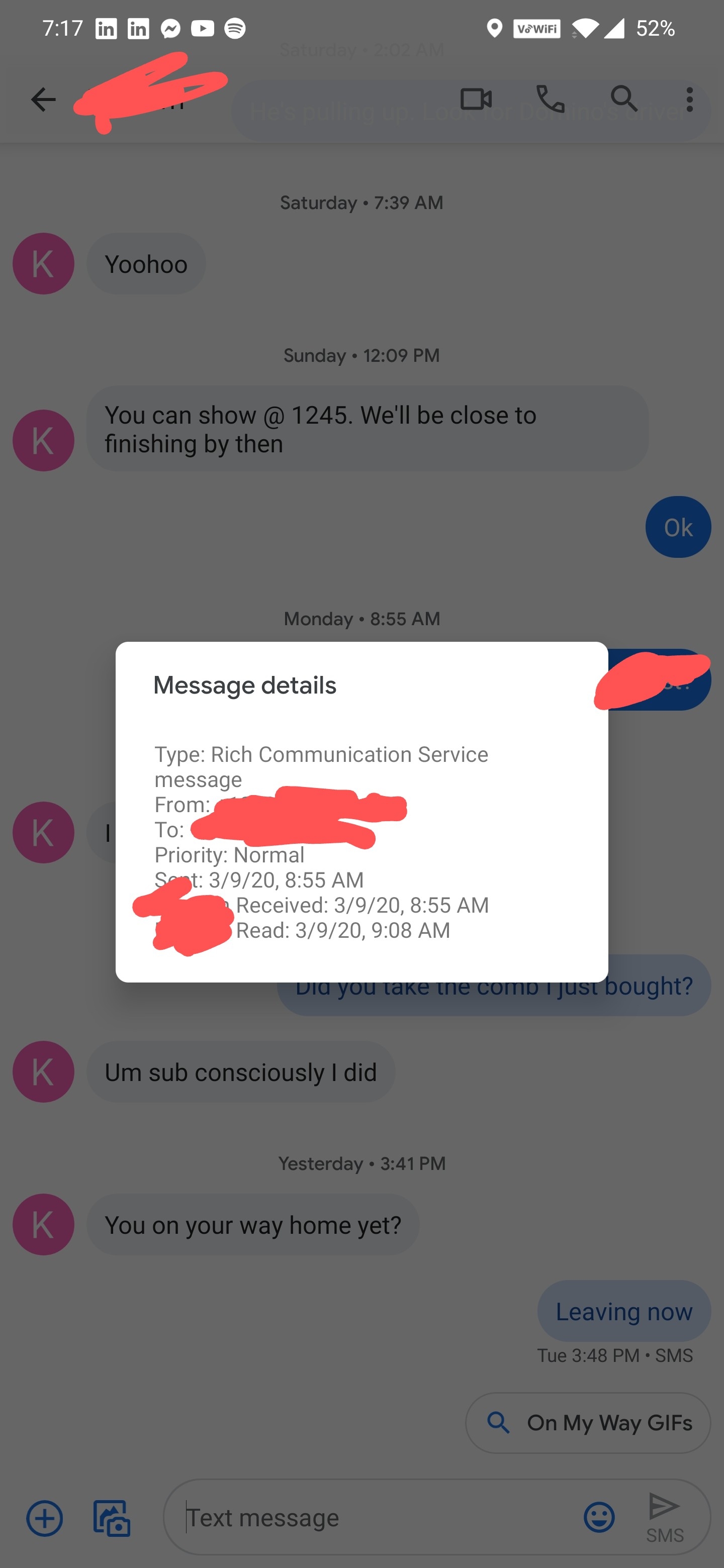 RCS stopped working. How to re-enable? - Messages Community