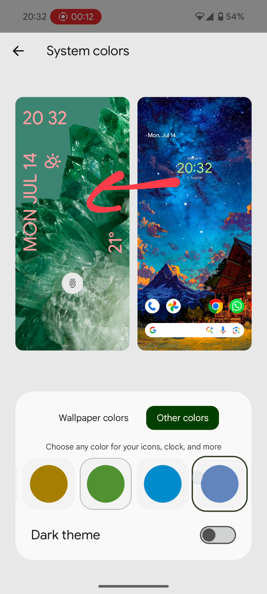 How To Change Your Lock Screen Clock Color
