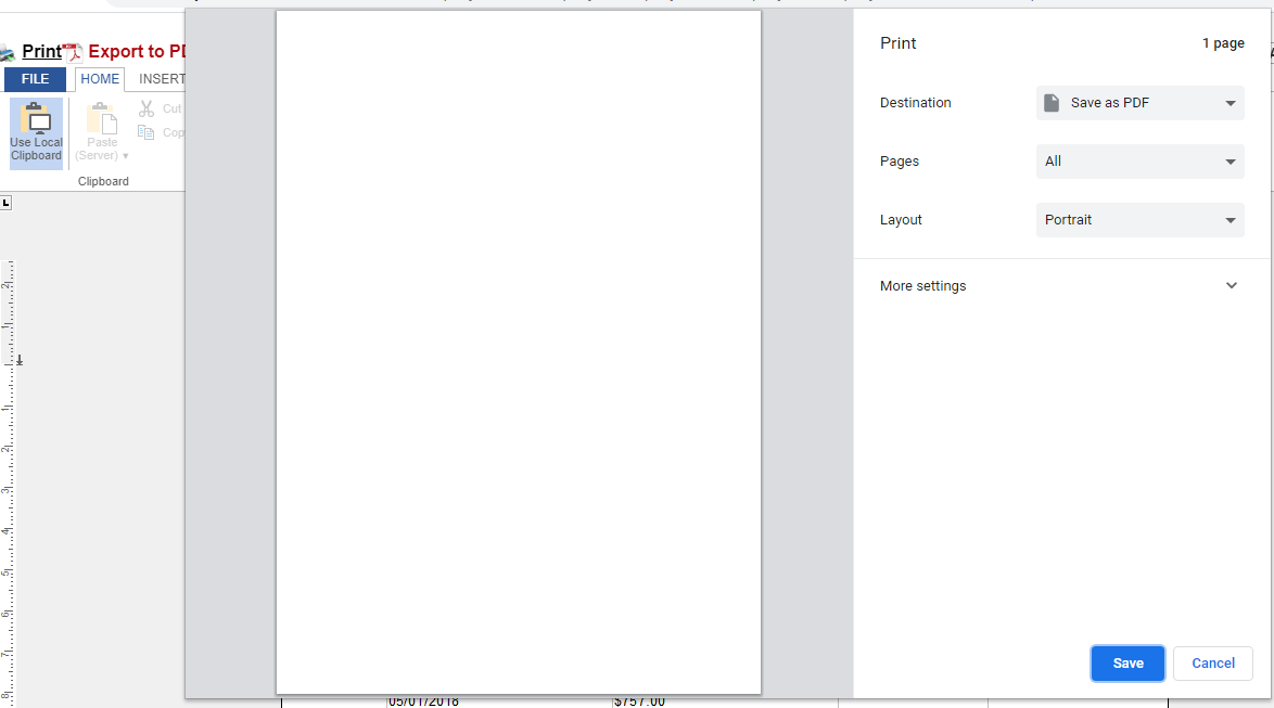 Print Preview Showing Blank Page In Chrome Browser Google Chrome 