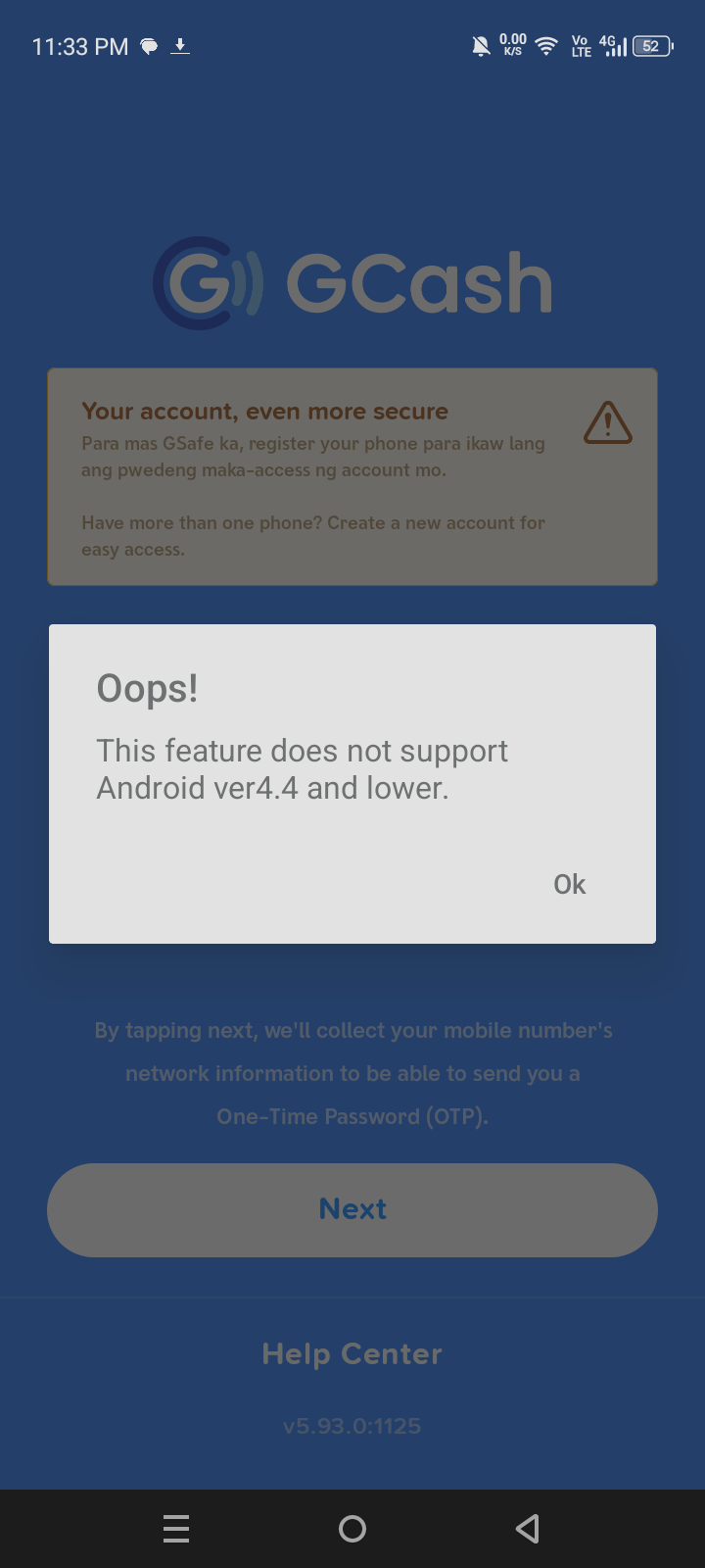 Does Not Support