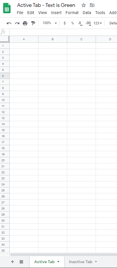 Google Sheets - How do you change the TEXT color on the tabs. - Google ...