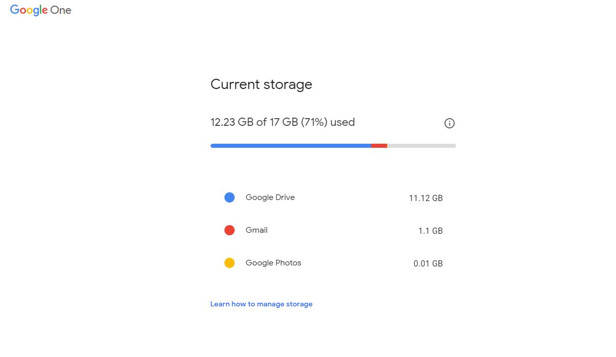 Google Drive showing more storage used than what I'm actually using ...