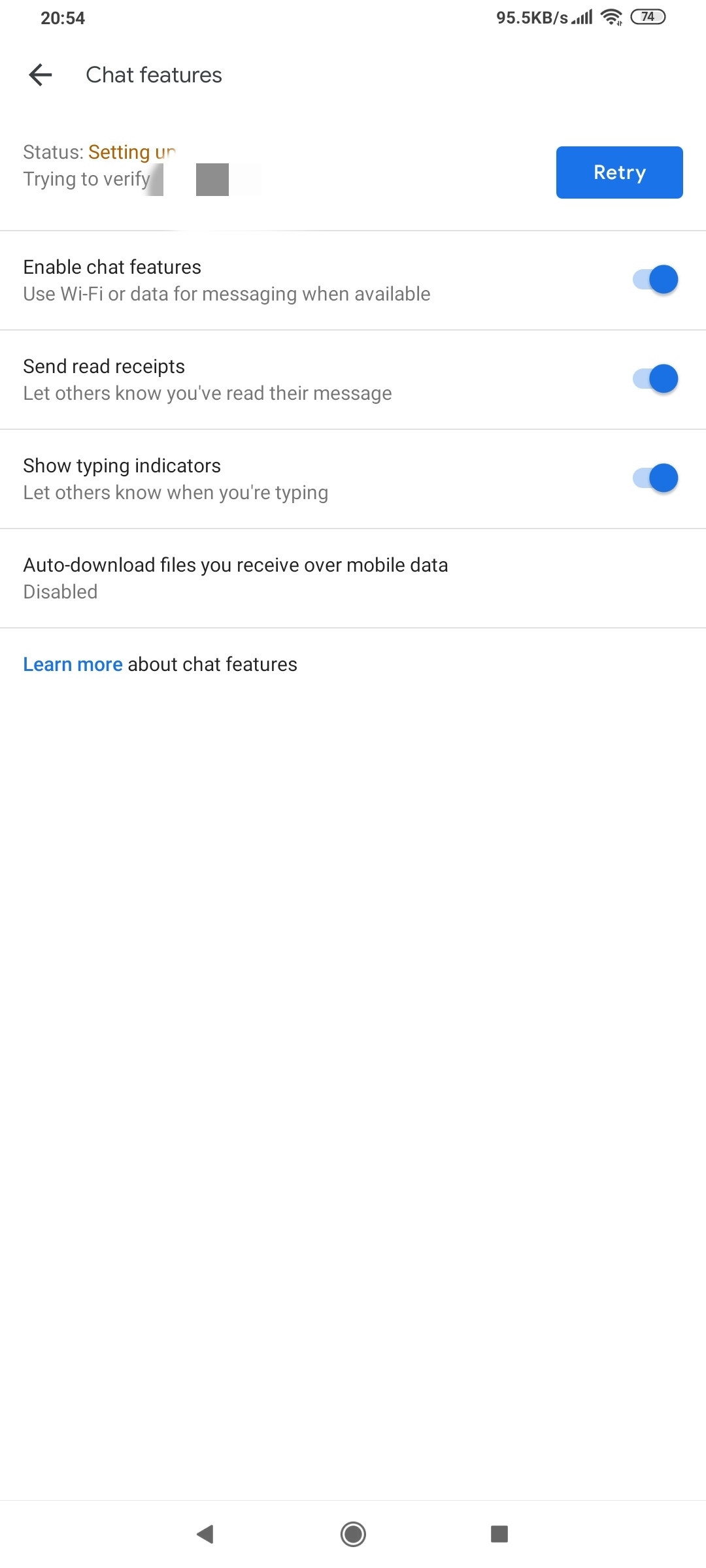 Can't send/receive SMS/MMS always shows Failed to create a conversation ... Can't send/receive SMS/MMS always shows Failed to create a conversation ...