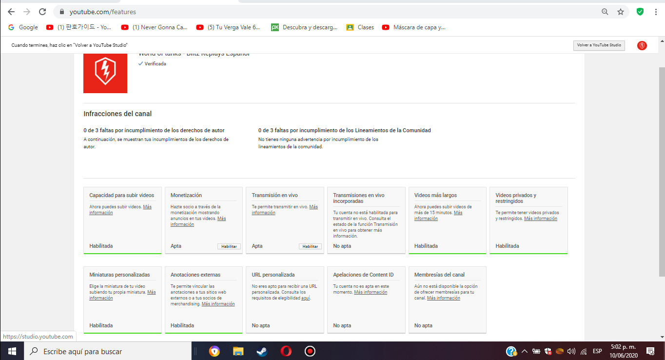 Tengo cuenta verificada pero no me deja poner miniaturas personalizadas! - Comunidad de YouTube