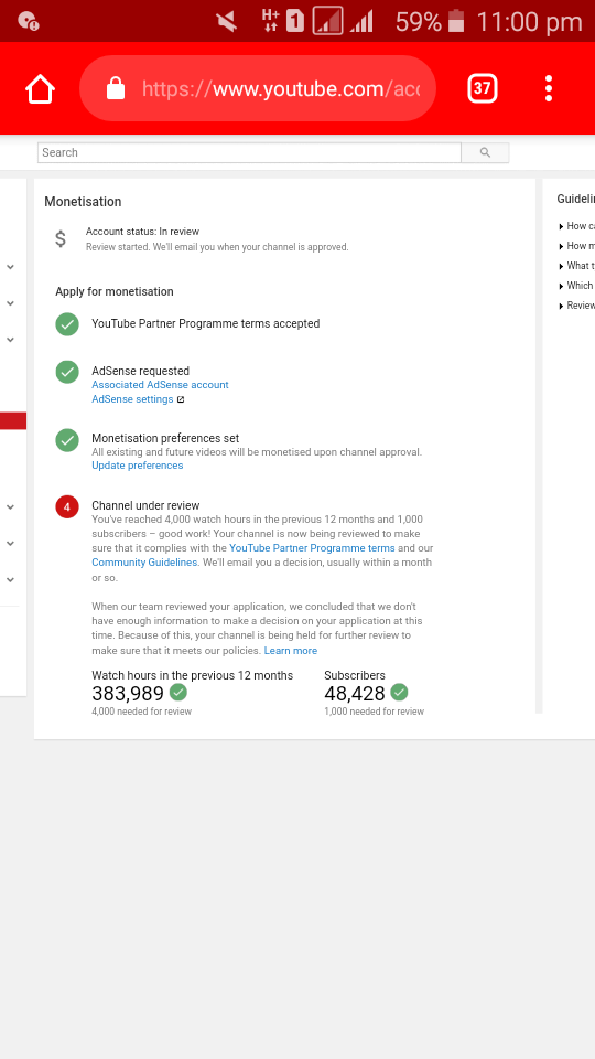 Under Review Still - YouTube Community
