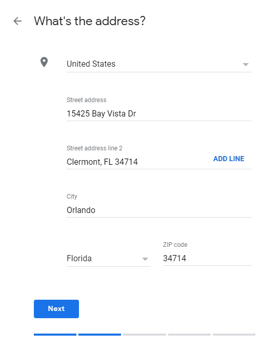Enter an address and marker that specify the same place. - Google My ...