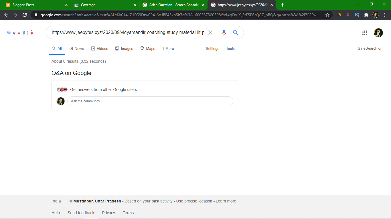 URL IS NOT AVAILABLE TO GOOGLE - Google Search Central Community