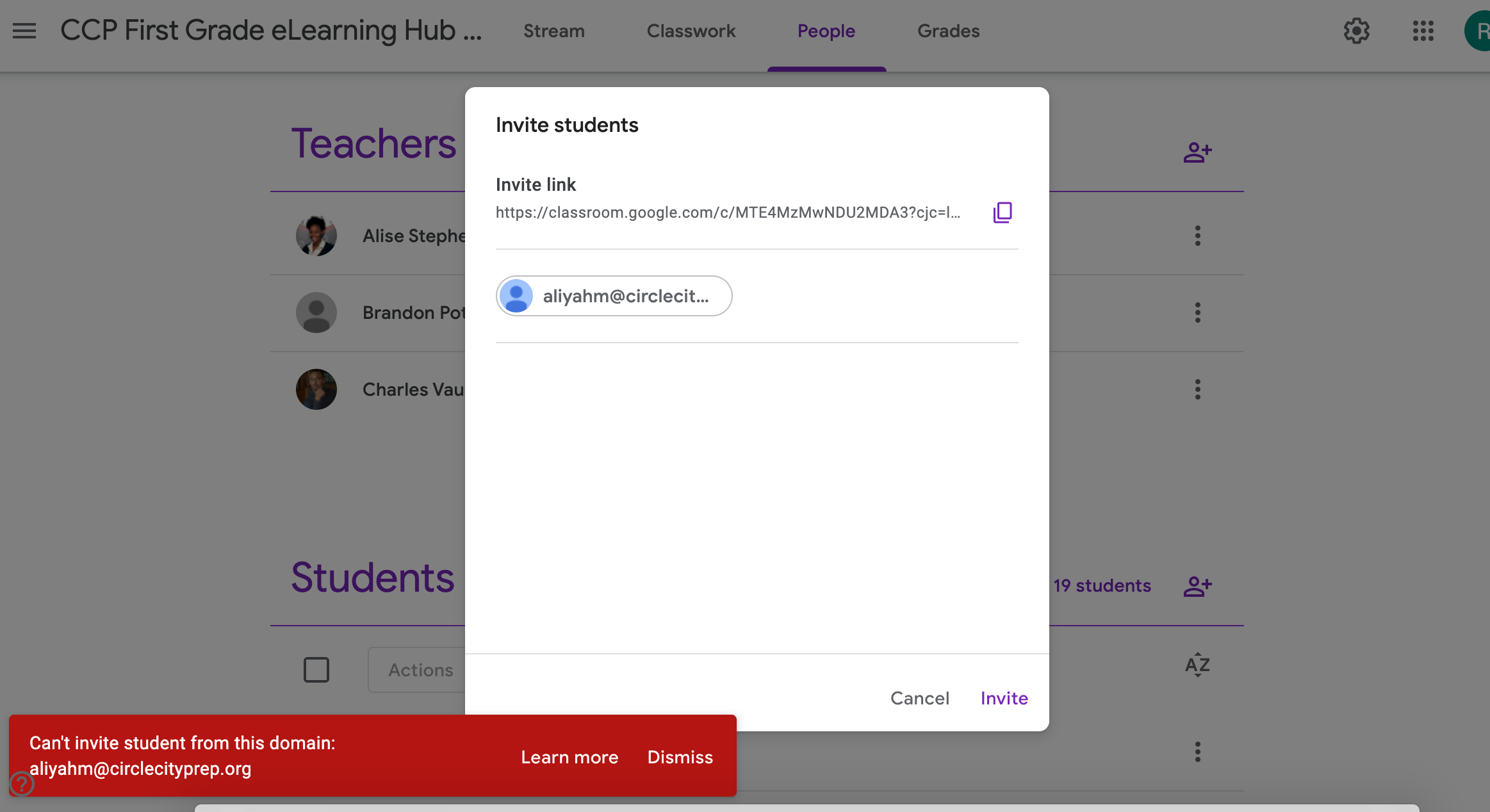 We can't add new assignments, nor can we invite new students. Nothing ...