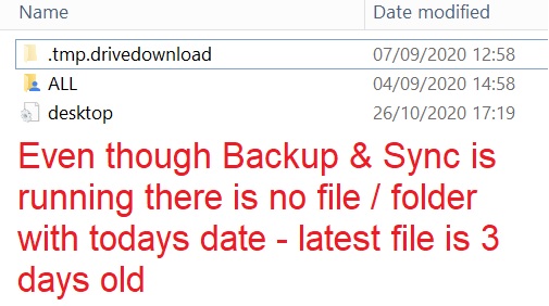 Where are my backups using Backup & Sync? - Google Drive Community