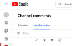 Creators: Updates to comment moderation experience in YouTube Studio ...